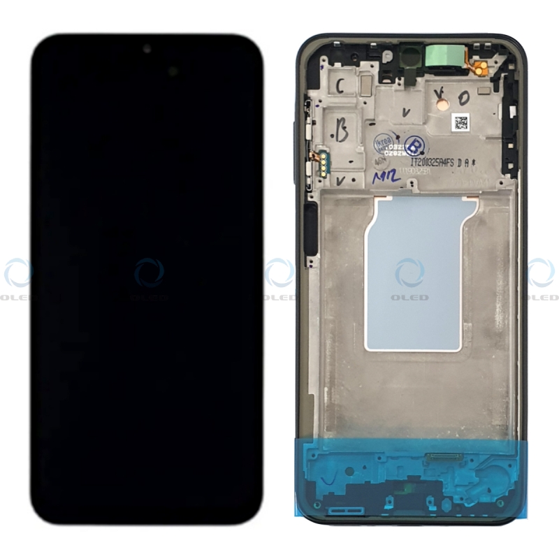 Pantalla completa con marco para Samsung Galaxy A26 5G A266 negra original